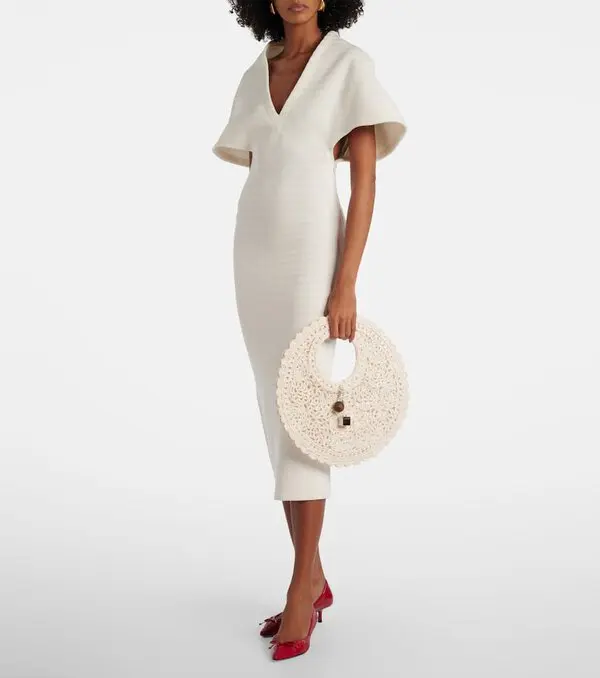 Jacquemus Spiaggia Small Crochet Top-handle Bag