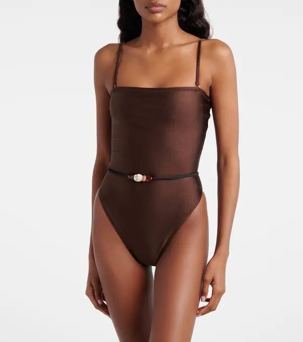 SAME Beaded One-piece Swimsuit