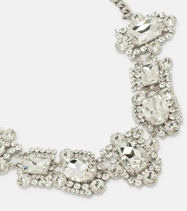 SELF-PORTRAIT Crystal-embellished Necklace