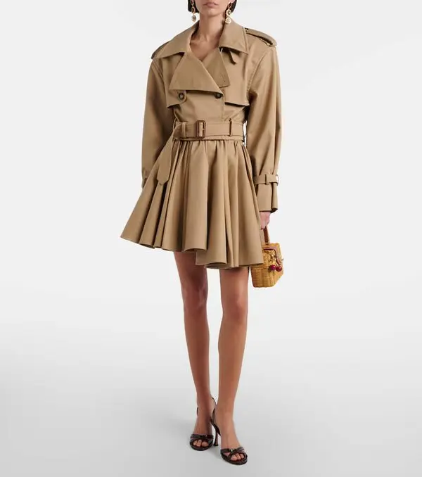 SELF-PORTRAIT Cropped Belted Jacket