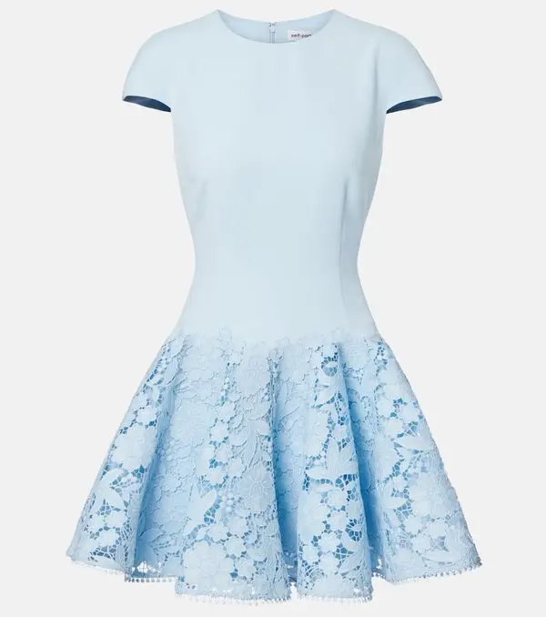 SELF-PORTRAIT Lace Mini Dress