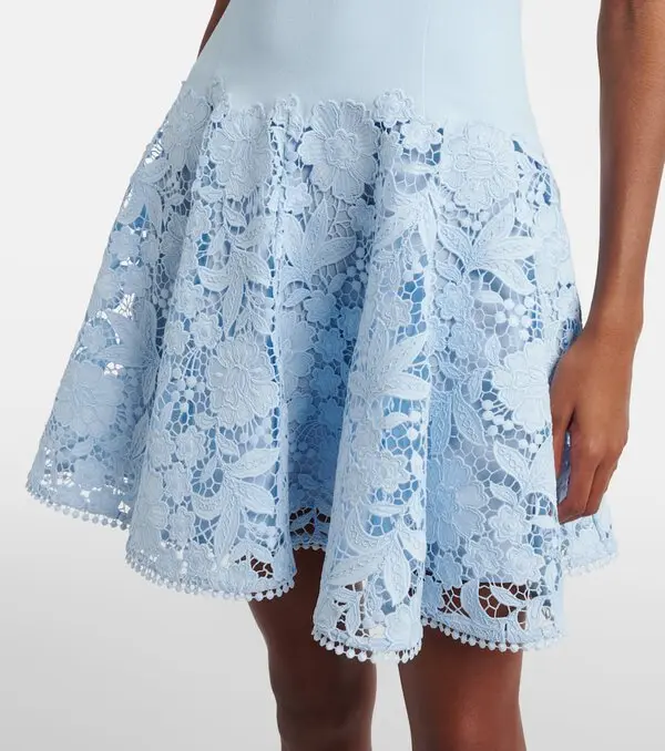 SELF-PORTRAIT Lace Mini Dress