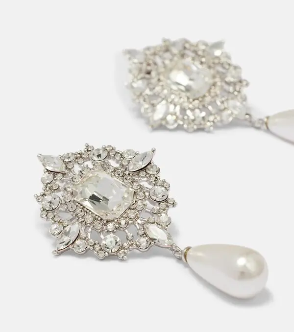SELF-PORTRAIT Embellished Drop Earrings
