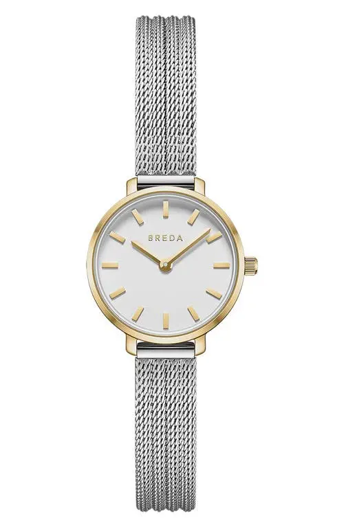 BREDA Beverly Mesh Strap Watch - Two-tone