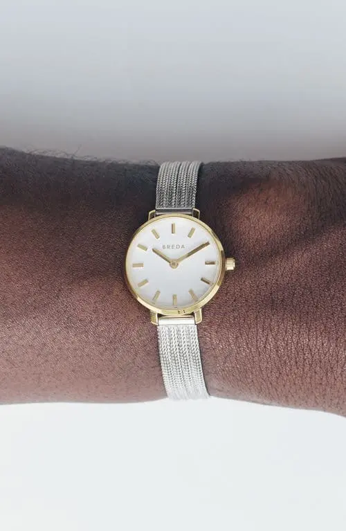 BREDA Beverly Mesh Strap Watch - Two-tone