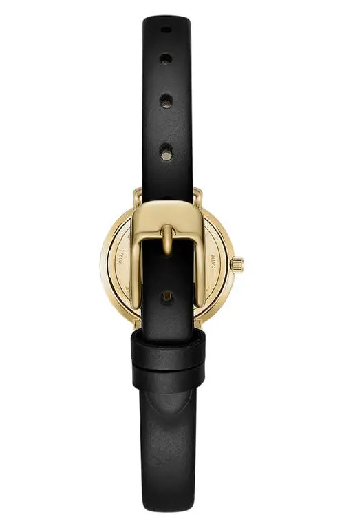 BREDA Beverly Leather Strap Watch - Gold