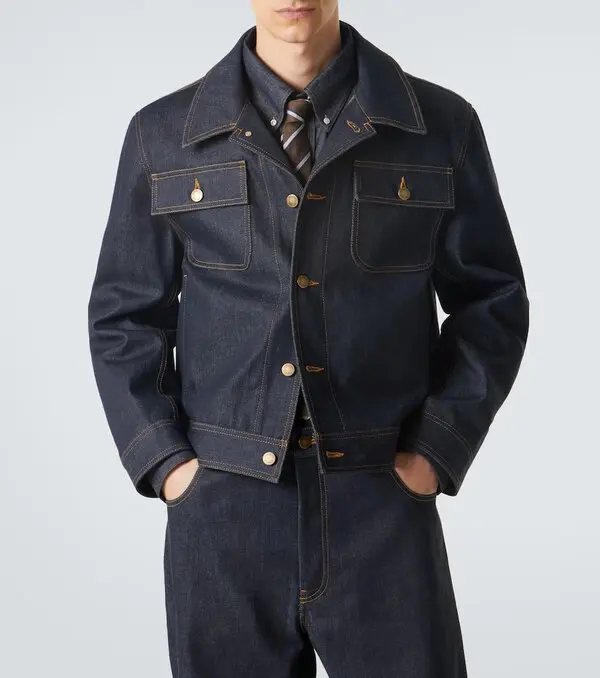 Thom Browne Denim Trucker Jacket