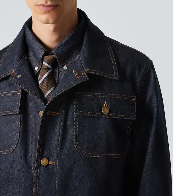 Thom Browne Denim Trucker Jacket