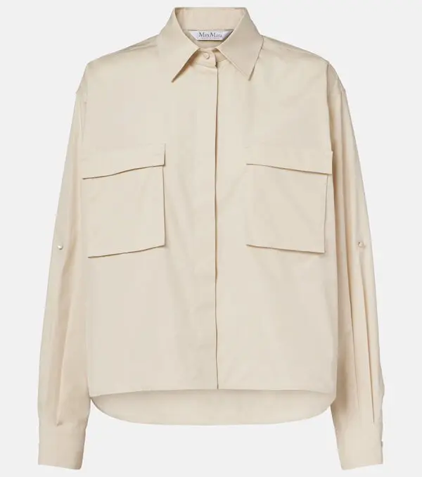 Max Mara Tenue Cotton Poplin Shirt