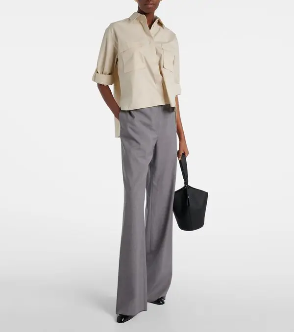 Max Mara Tenue Cotton Poplin Shirt