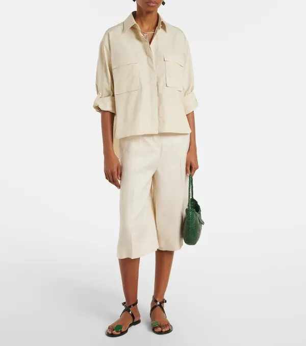 Max Mara Tenue Cotton Poplin Shirt