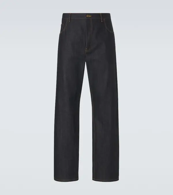 Thom Browne Cropped Straight Jeans - Blue