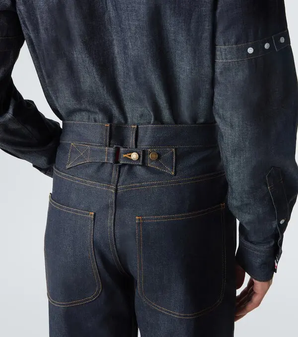 Thom Browne Cropped Straight Jeans - Blue