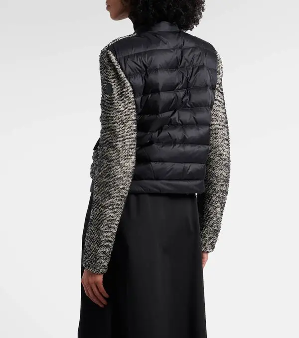 Moncler Down-paneled Wool-blend Jacket