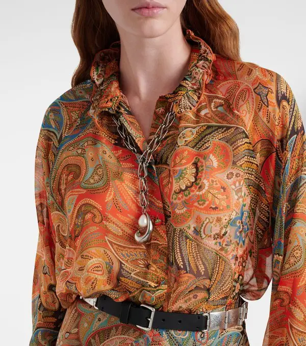 Etro Embellished Chain Necklace