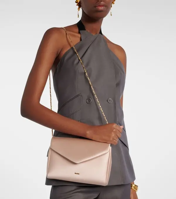 Max Mara Satin Clutch - Pink