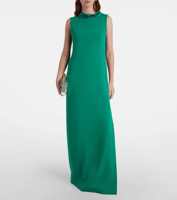 Max Mara Aere Cady Maxi Dress