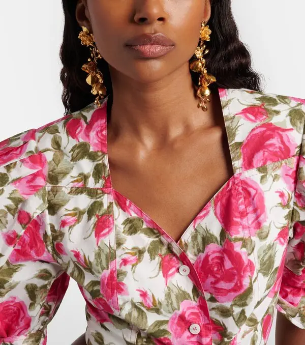 Chloé Bouquet Floral Drop Earrings