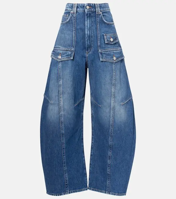 Sportmax Violino Barrel-leg Jeans