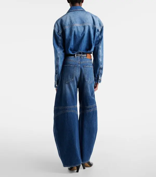 Sportmax Violino Barrel-leg Jeans
