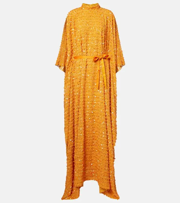 TALLER MARMO Caracciolo Sequined Kaftan