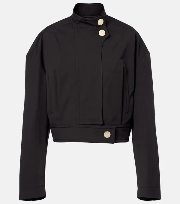 Sportmax Riviera Oversized Cotton Bomber Jacket