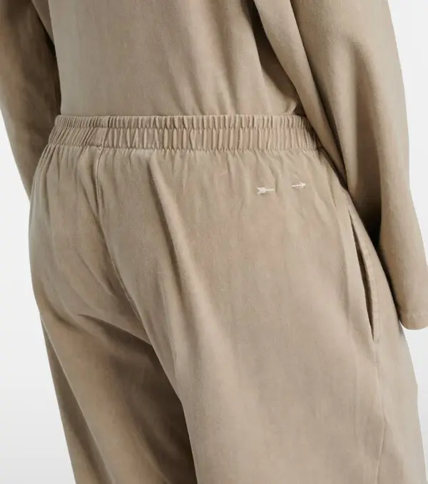 The Upside Cotton Wide-leg Pants - Beige