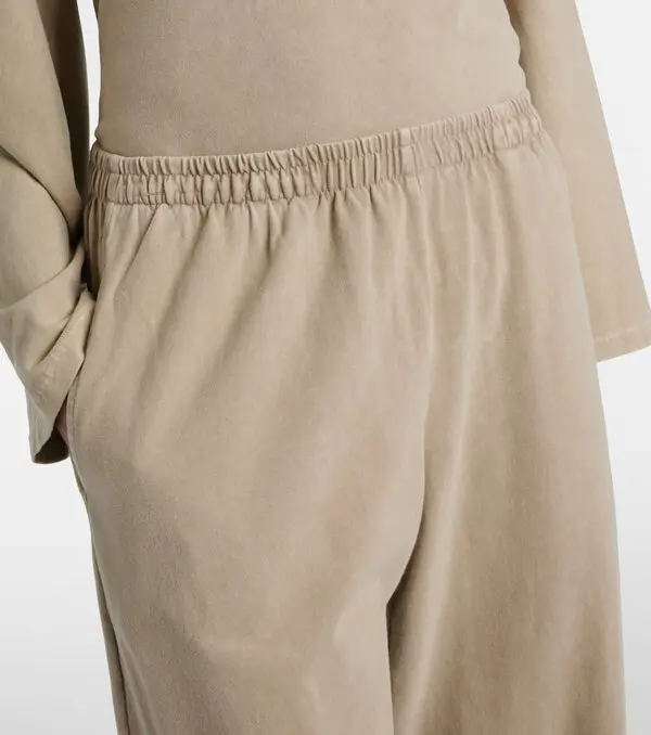 The Upside Cotton Wide-leg Pants - Beige