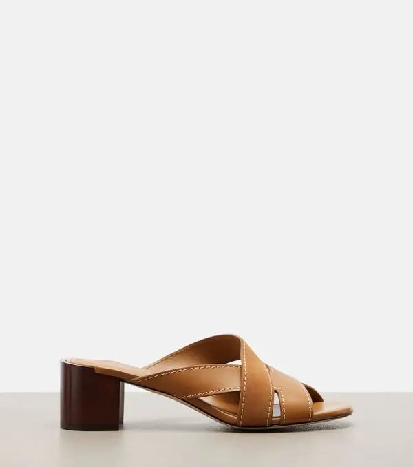TOD'S Leather Sandals - Brown