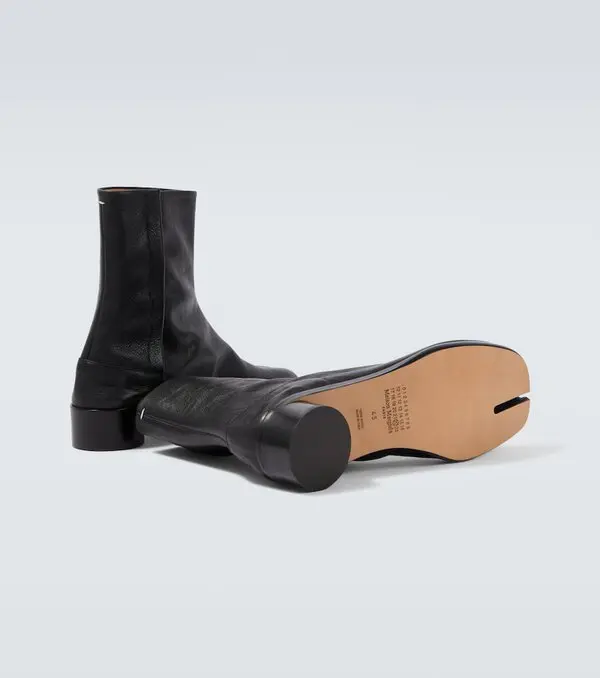 MAISON MARGIELA Tabi Leather Ankle Boots