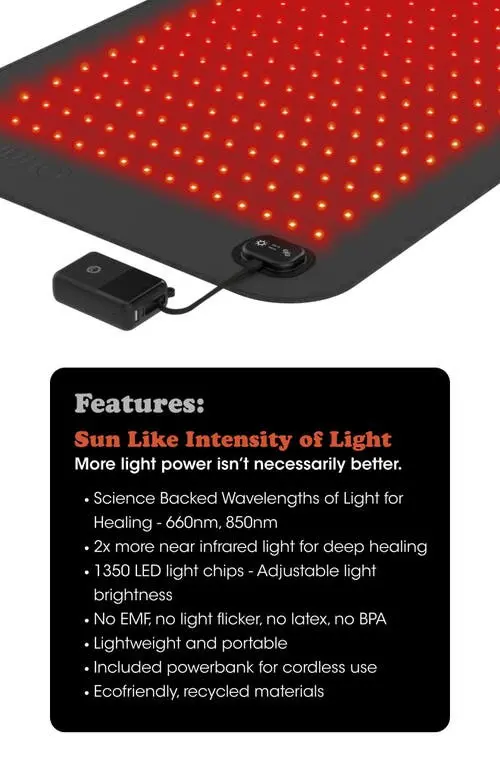 FRINGE Full Body Red Light Mat