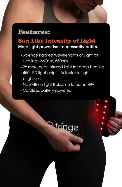 FRINGE Wireless Red Light Therapy Extra Long Wrap