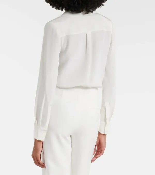 Roland Mouret Silk Satin Bodysuit