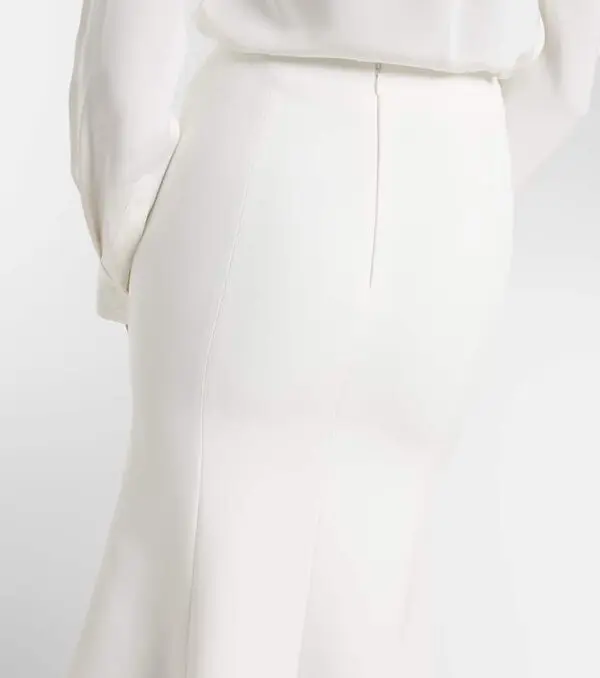 Roland Mouret Crepe Midi Skirt