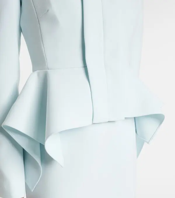 Roland Mouret Peplum Crepe Blazer