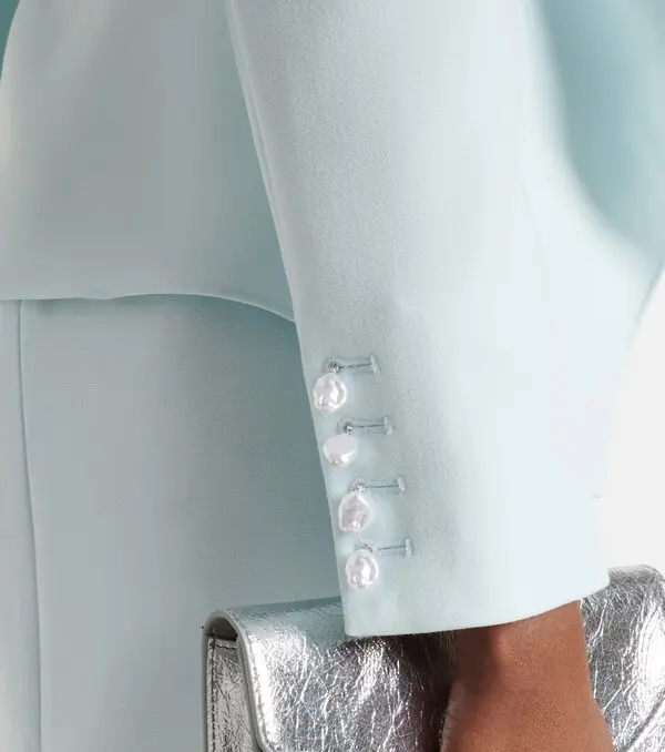 Roland Mouret Peplum Crepe Blazer