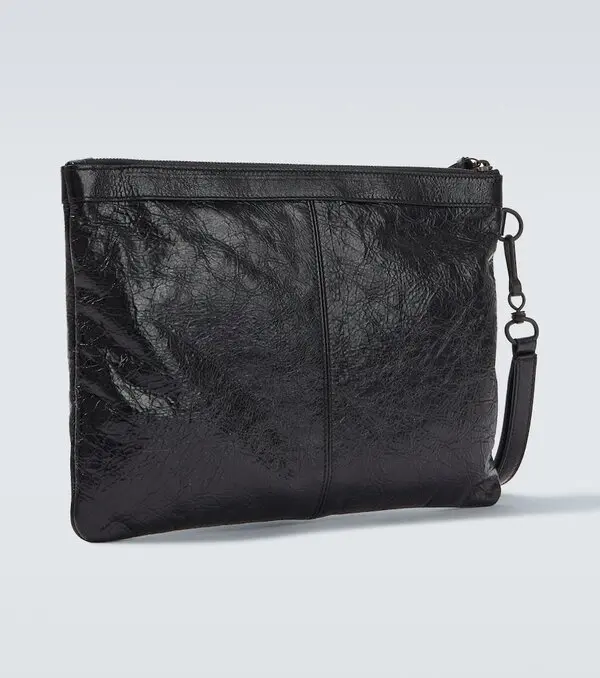 Balenciaga Le City Leather Phone Pouch