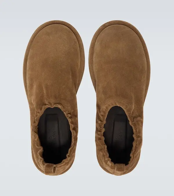 Studio Nicholson Korine Suede Slip-on Shoes - Brown