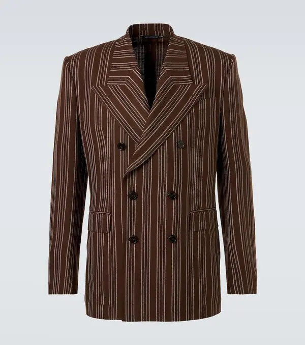 Dolce & Gabbana Striped Double-breasted Blazer