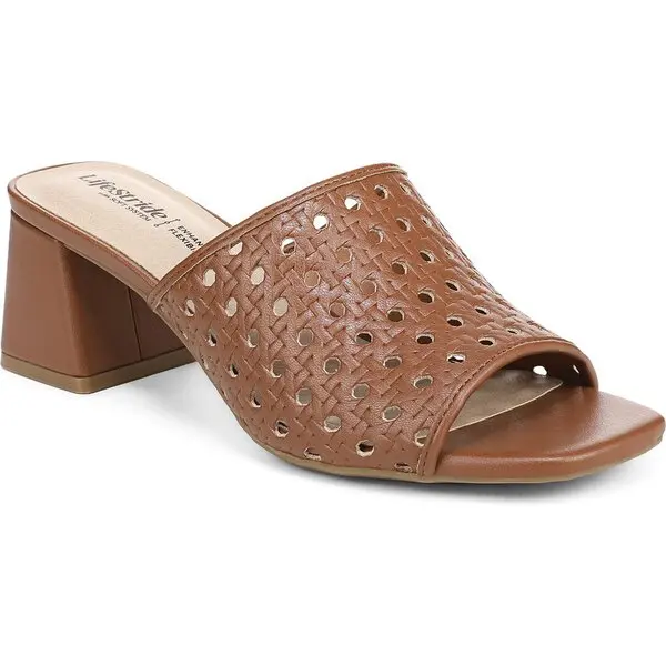 LIFESTRIDE Colette Slide Sandal - Caramel