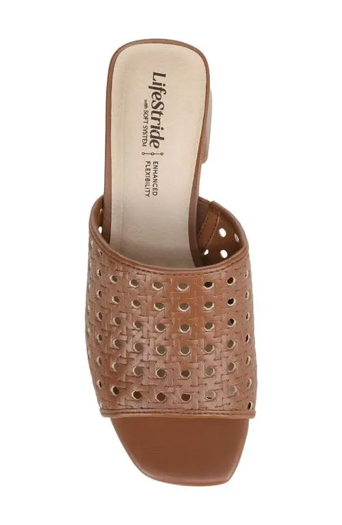 LIFESTRIDE Colette Slide Sandal - Caramel