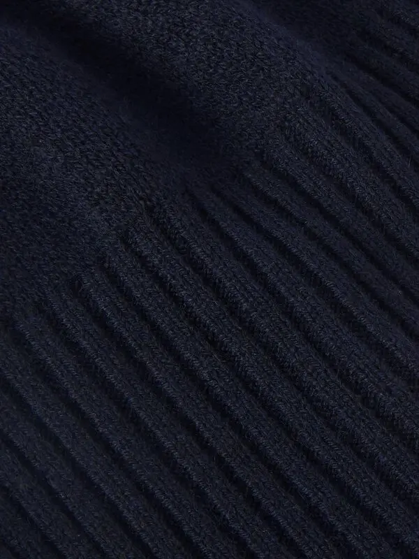 ALLUDE Ribbed Cashmere Beanie