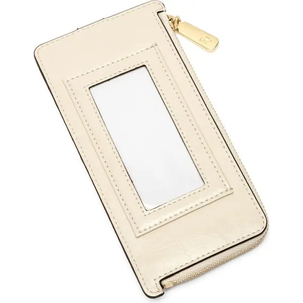 FRANCES VALENTINE Cher Leather Wallet - Oyster