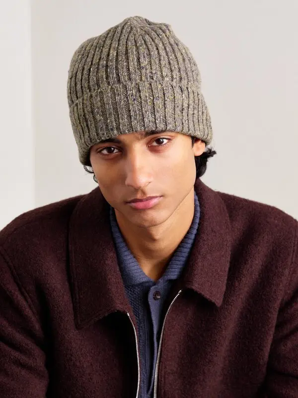 Hartford Ribbed Wool-blend Beanie