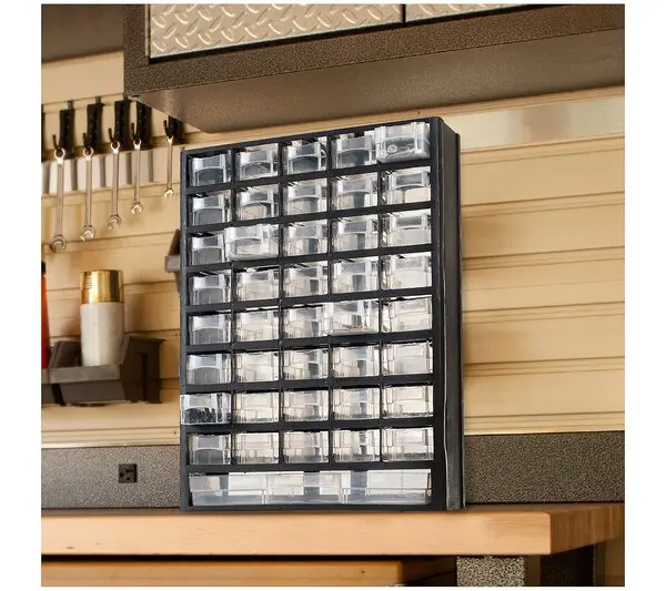 STALWART 41 Compartment Hardware Storage Box