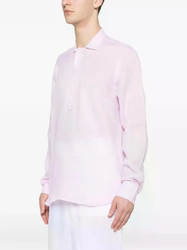 Tagliatore Dustin Long-sleeve Shirt - Pink