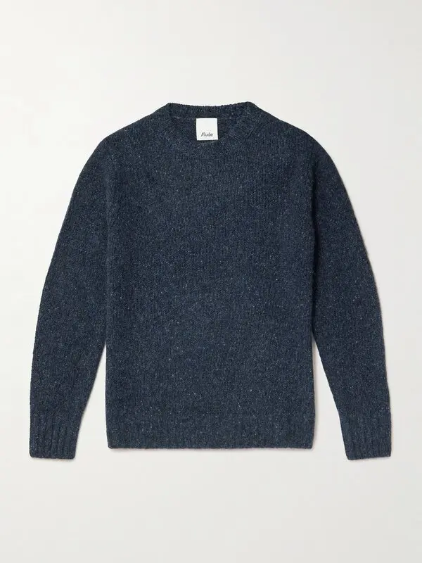 ALLUDE Slim-fit Cashmere Sweater - Blue