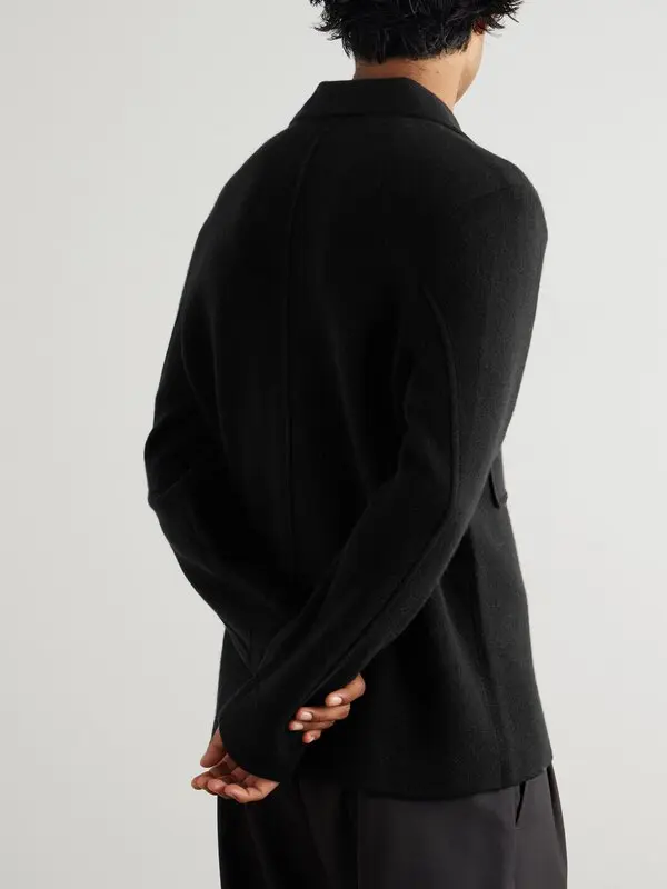 ALLUDE Virgin Wool And Cashmere-blend Cardigan