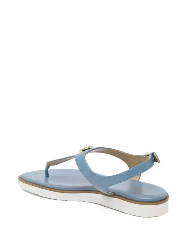 Michael Kors Logo-patched Val Thong Sandals - Blue
