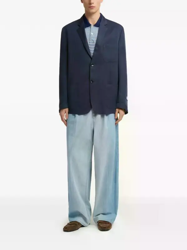 Marni Patch Pocket Two-button Blazer